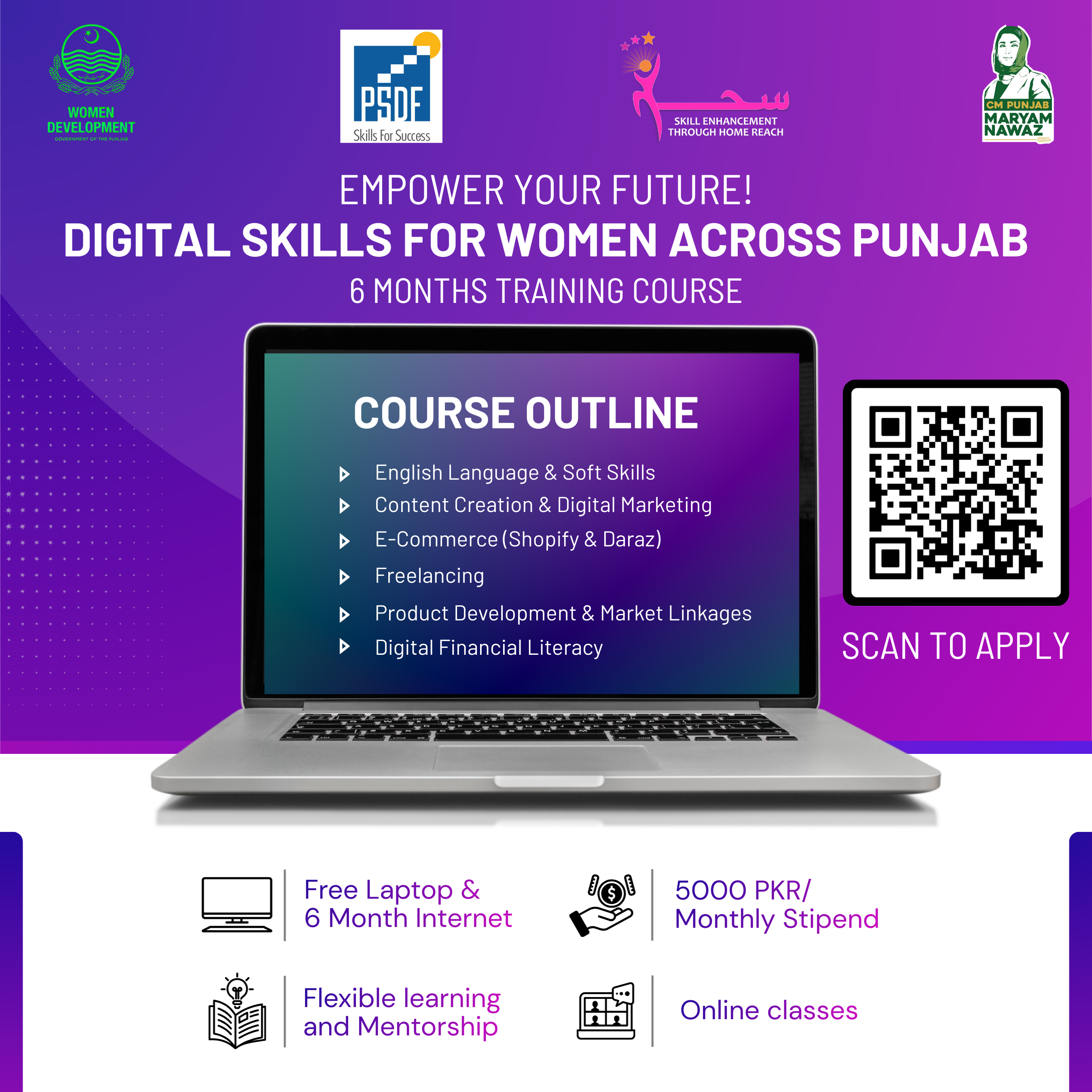 Free 6-Month Online Digital Skills Development Program for Women Across ...